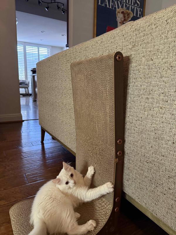 NECOICHI Premium Comfort Cat Scratcher Wall, Oak/Brown, Large - Chewy.com