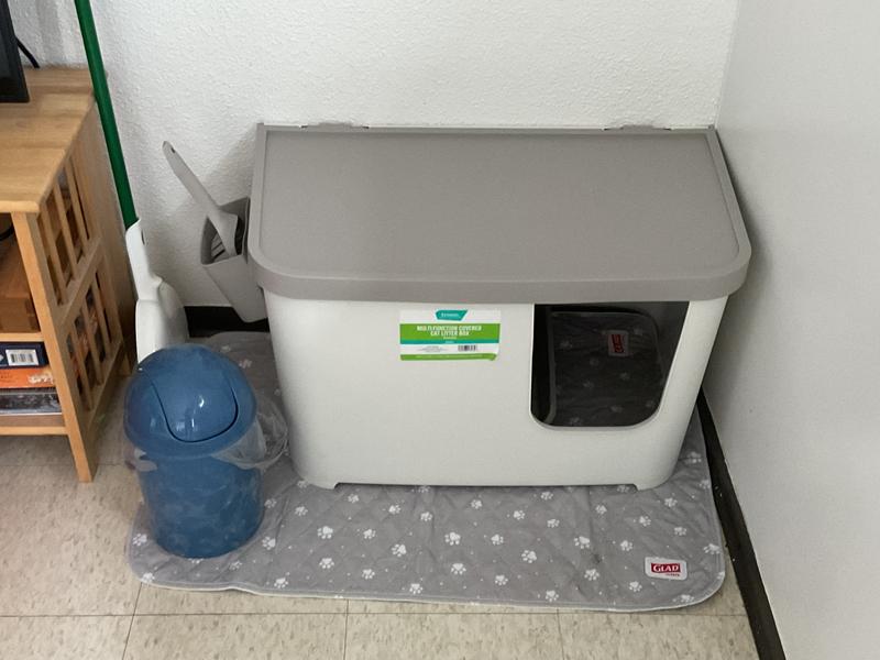 FRISCO Multi-Function Covered Cat Litter Box, 29-in, Without Tray ...