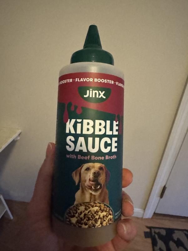 JINX Kibble Sauce Beef Bone Broth Wet Dog Food Topper, 12-fl oz bottle ...