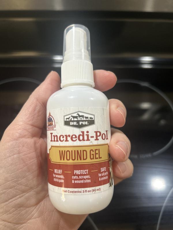 DR. POL Incredi-Pol Wound Gel for Dogs, Cats, & All Pets, 3-fl oz ...