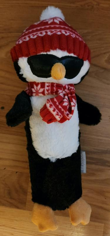 Discontinued - FRISCO Holiday Penguin Bottle Plush Squeaky Dog Toy ...