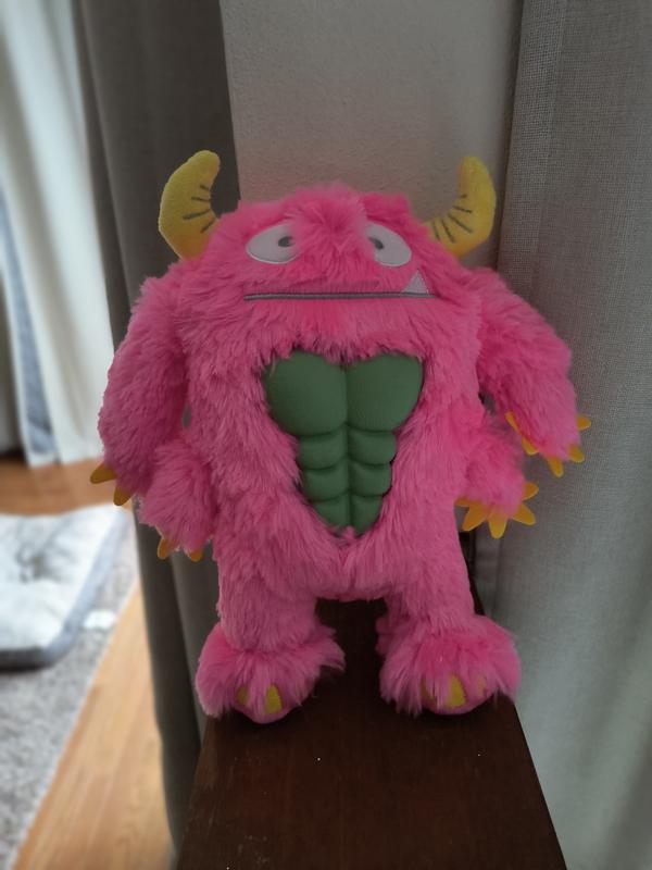 FRISCO Halloween Zany Monster Muscle Plush Squeaky Dog Toy, Medium ...