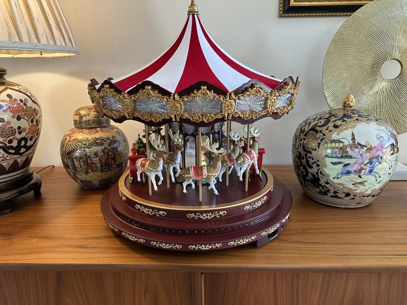 17 in. Deluxe Christmas Carousel – Mr. Christmas 17 in. Deluxe Christmas Carousel – Mr. Christmas