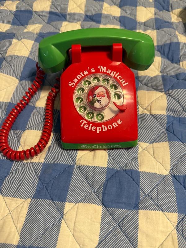 Mr. Christmas Santa's Magical Telephone in the Christmas Decor ...