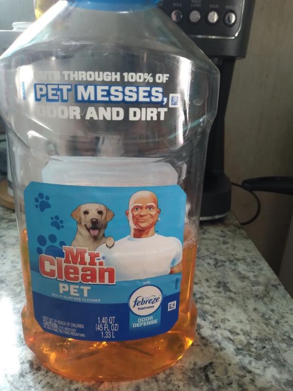 Mr. Clean 128-fl oz Febreze Odor Defense Liquid All-Purpose Cleaner at ...