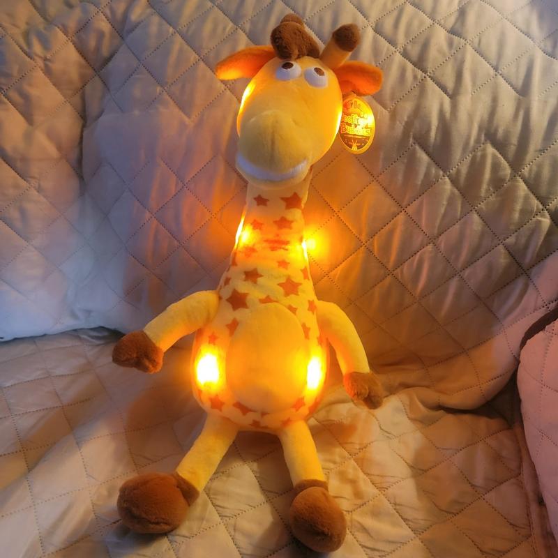 Geoffrey's Toy Box 14" Toy Plush LED with Sound Giraffe Buddies ...