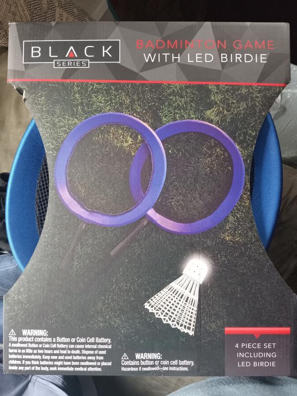 Black Series LED Game Badminton Set - Macy's