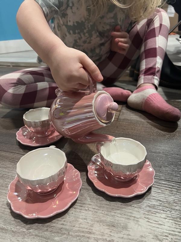 Geoffrey's Toy Box Tea Party Ceramic 9 Pieces Tea Set, Created for Macy ...