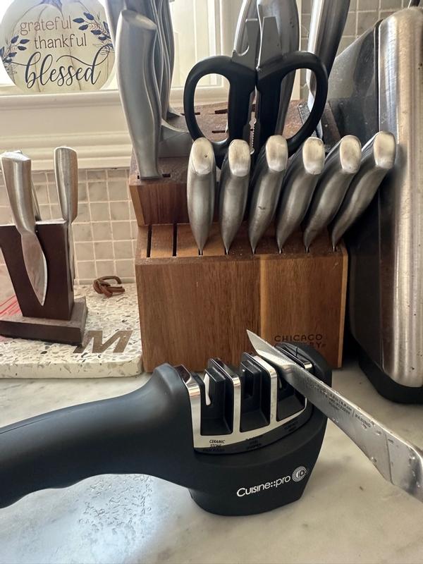 Cuisine::pro® Id3 3 step Knife Sharpener - Macy's
