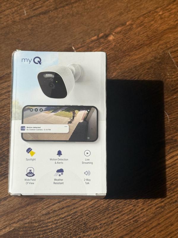 Chamberlain myQ Outdoor 1 -Channel 1 -Camera 2K Battery-operated ...