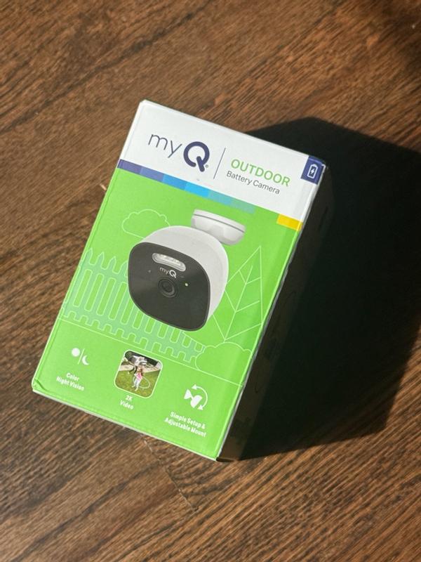 Chamberlain myQ Outdoor 1 -Channel 1 -Camera 2K Battery-operated ...