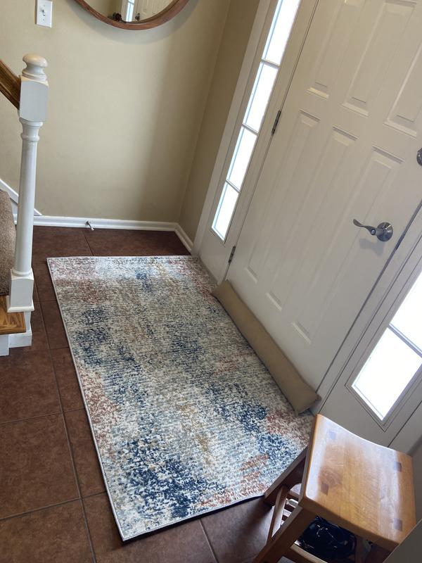 Nourison Concerto 4 X 6 (ft) Ivory Indoor Abstract Area Rug ...