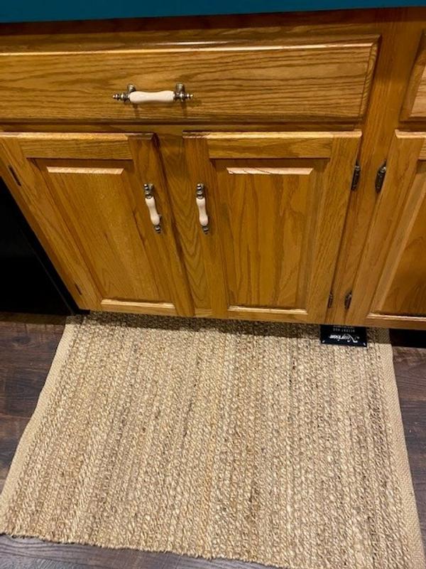 Nourison Home Natural Jute 2 X 10 (ft) Jute Natural Indoor Solid ...