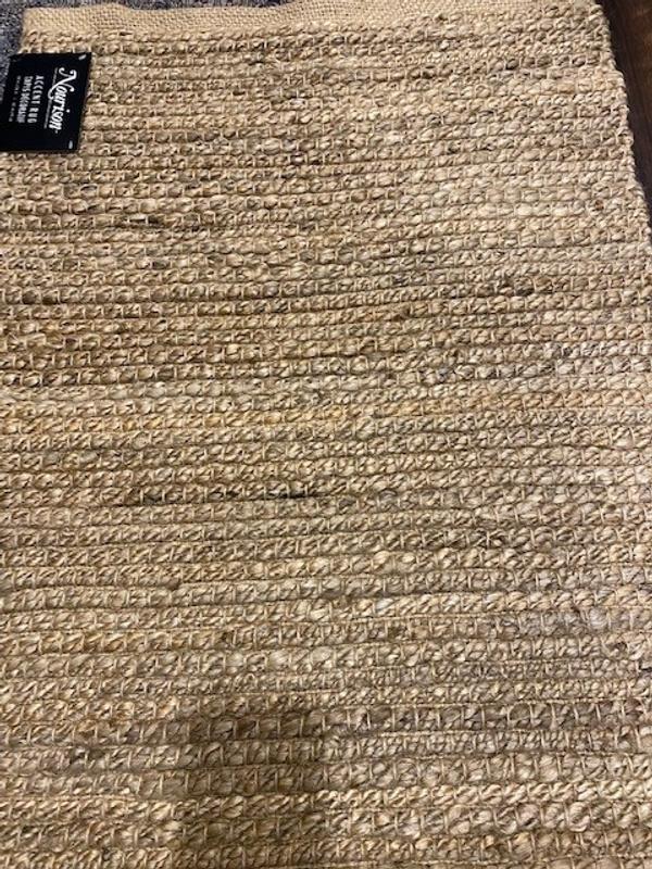 Nourison Home Natural Jute 2 X 10 (ft) Jute Natural Indoor Solid ...