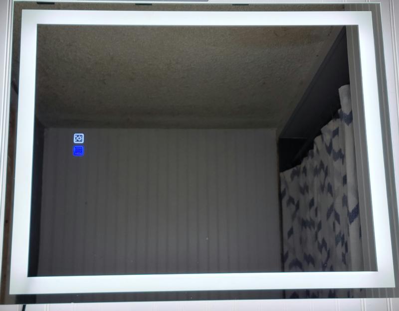 LOVMOR 36x72 Inch LED Bathroom Mirror with Anti Fog Dimmable Lights 3 ...