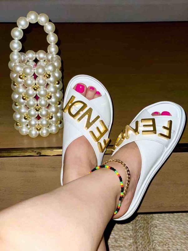 Fendi Fendigraphy Platform Slide Sandal (Women) | Nordstrom