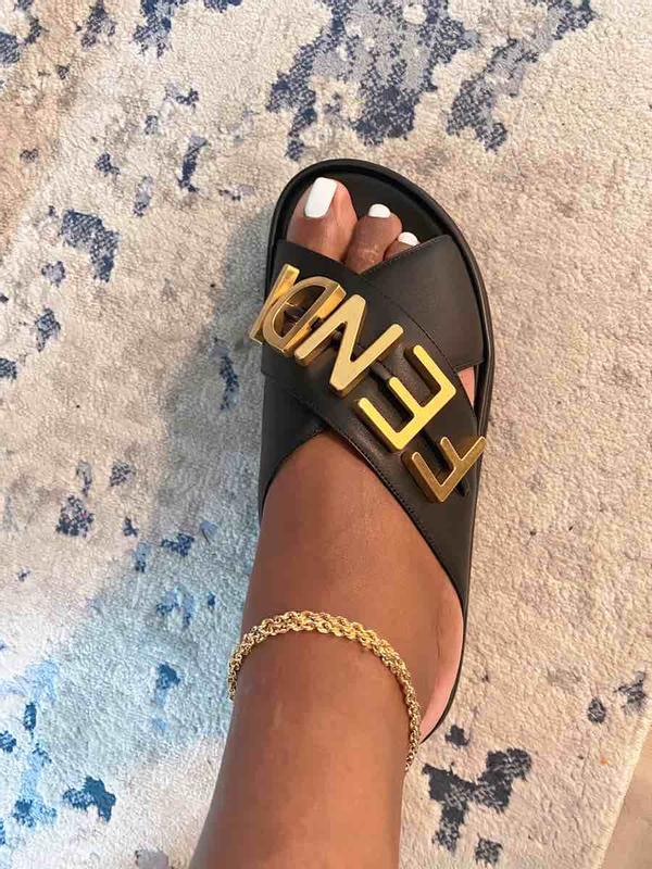 Fendi Fendigraphy Platform Slide Sandal (Women) | Nordstrom