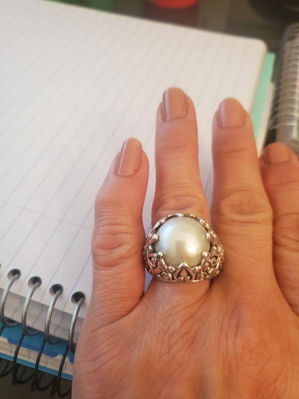 SAMUEL B. Sterling Silver Natural Pearl Ring | Nordstromrack