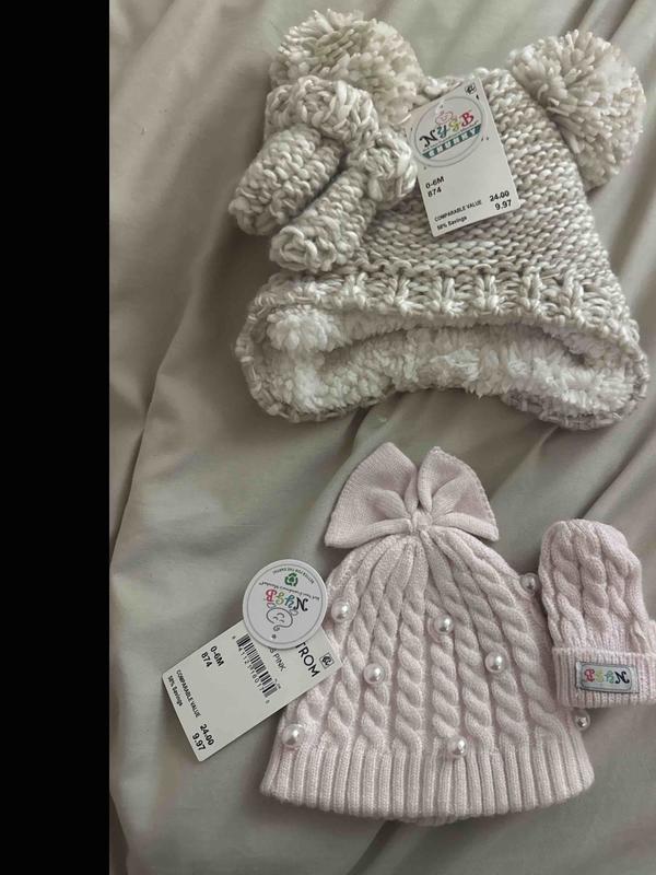 Toby Cable Knit Beanie & Mittens Set | Nordstromrack
