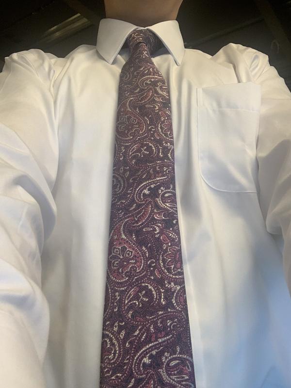SAVILE ROW CO Fischer Paisley Silk Blend Tie | Nordstromrack