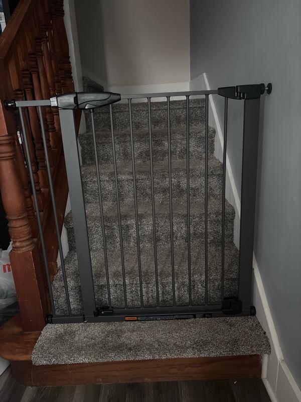 Toddleroo by North States 52-in x 36-in Pressure Mounted Graphite Metal ...