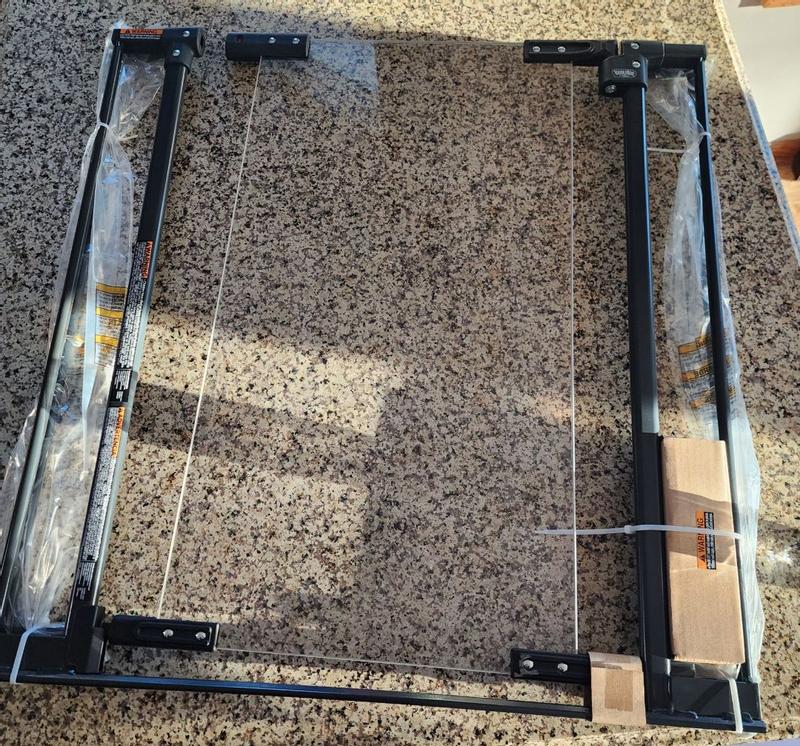 Toddleroo by North States 38-in x 30-in Hardware Mounted Graphite Metal ...