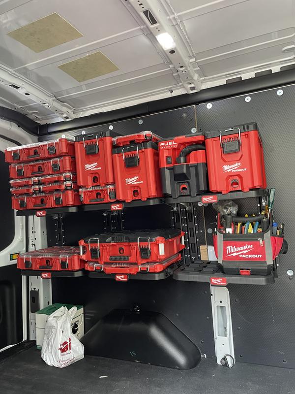 Milwaukee Packout Racking Kit And Shelf Milwaukee Tool Box, Milwaukee ...