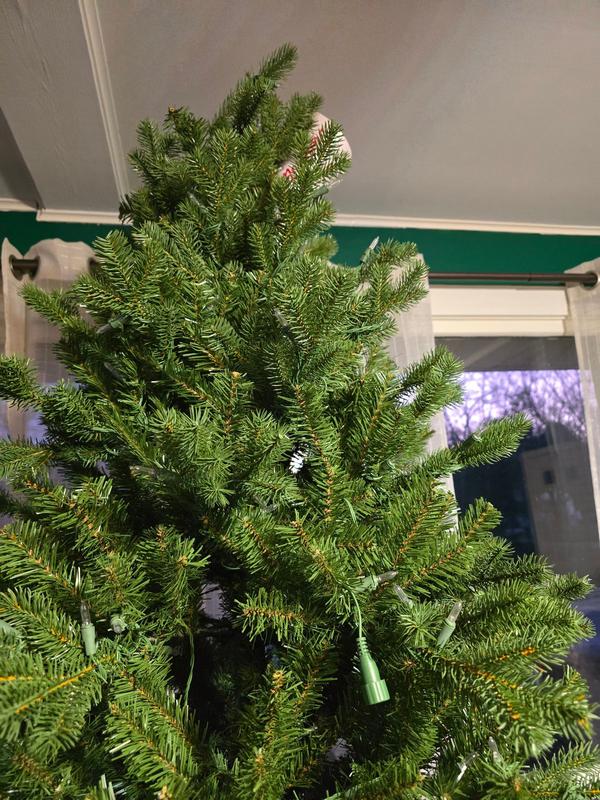 National Tree Company Northern Spruce Memory-Shape Tree with Music ...