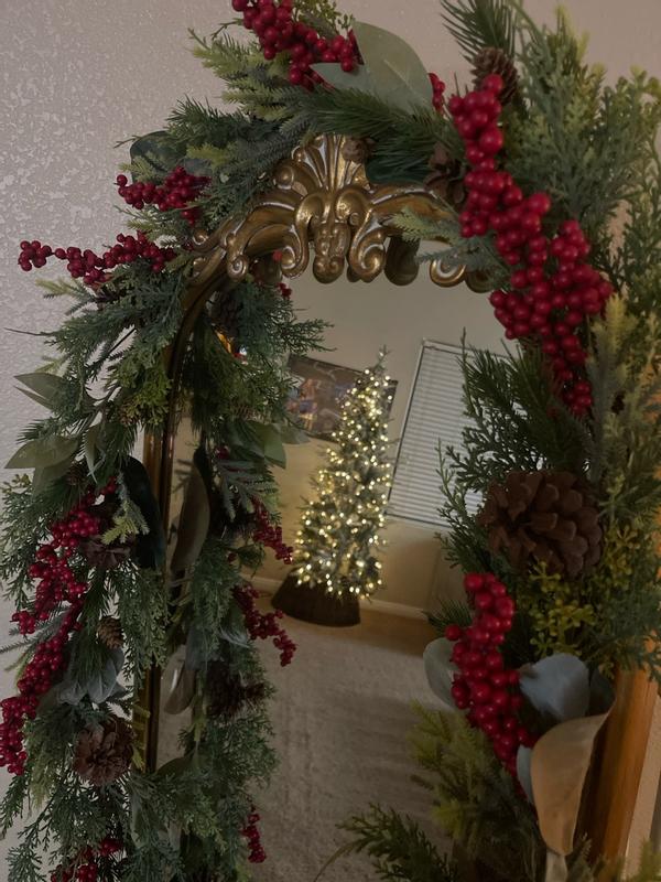 National Tree Company Indoor (non powered) 9-ft Mixed Needle Artificial ...