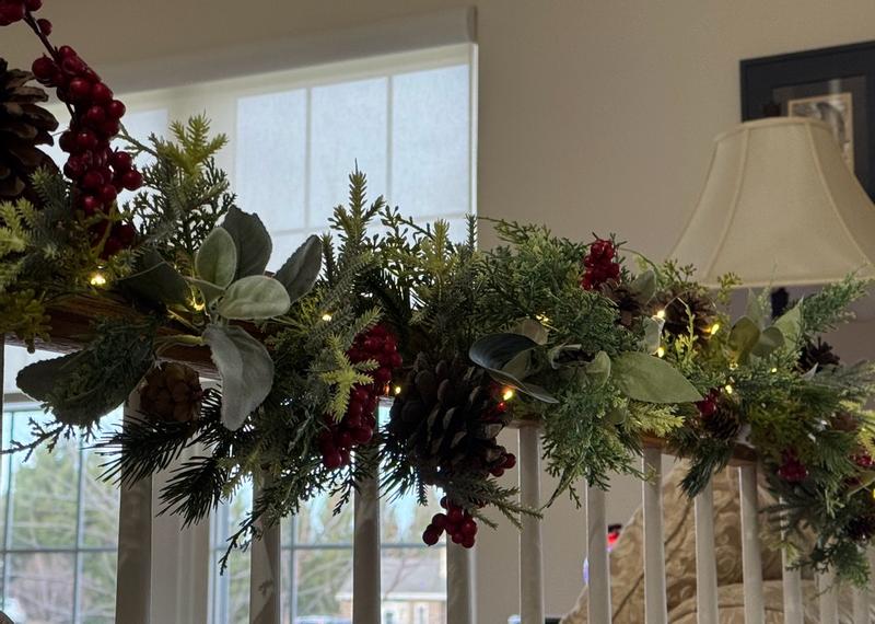 National Tree Company Indoor (non powered) 9-ft Mixed Needle Artificial ...