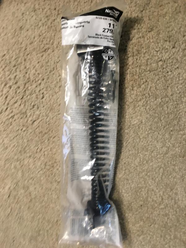 National Hardware 11-in Black Gate Spring N109-030 at Lowes.com