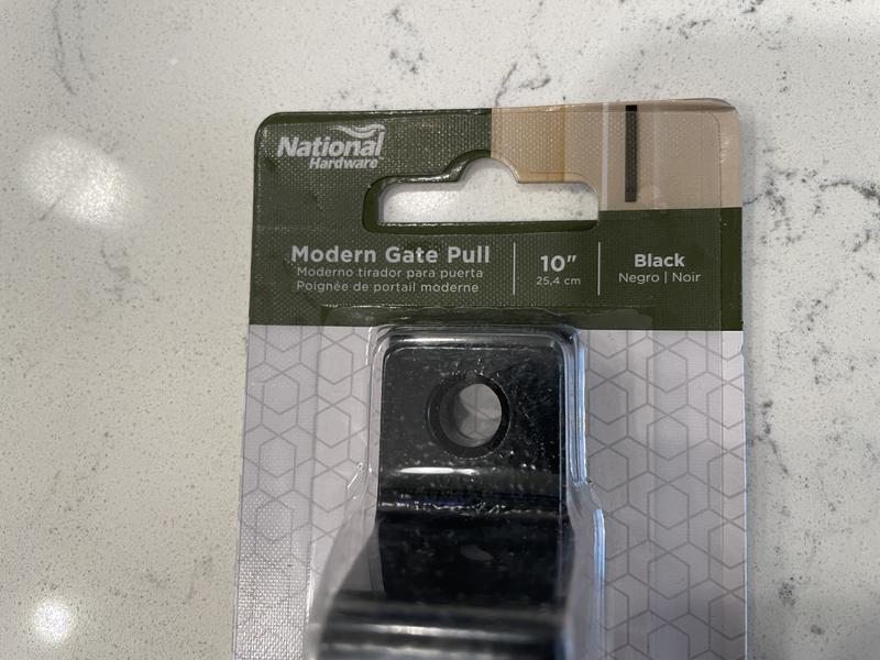 National Hardware V1107 - 10-in Modern Pull in Black N166-022 at Lowes.com