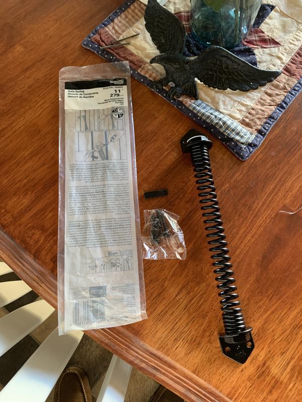 National Hardware 11-in Black Gate Spring N109-030 at Lowes.com