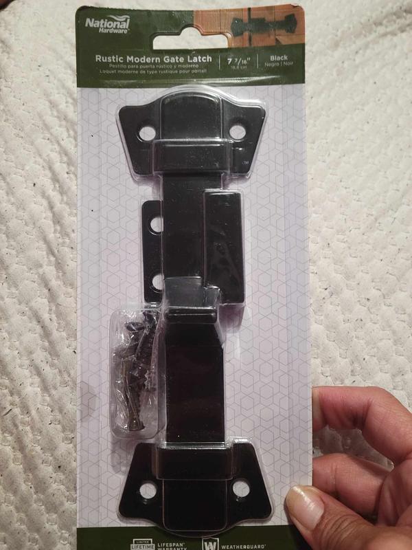 National Hardware V1103 - 8.35-in Mountain Modern Latch in Black N166 ...