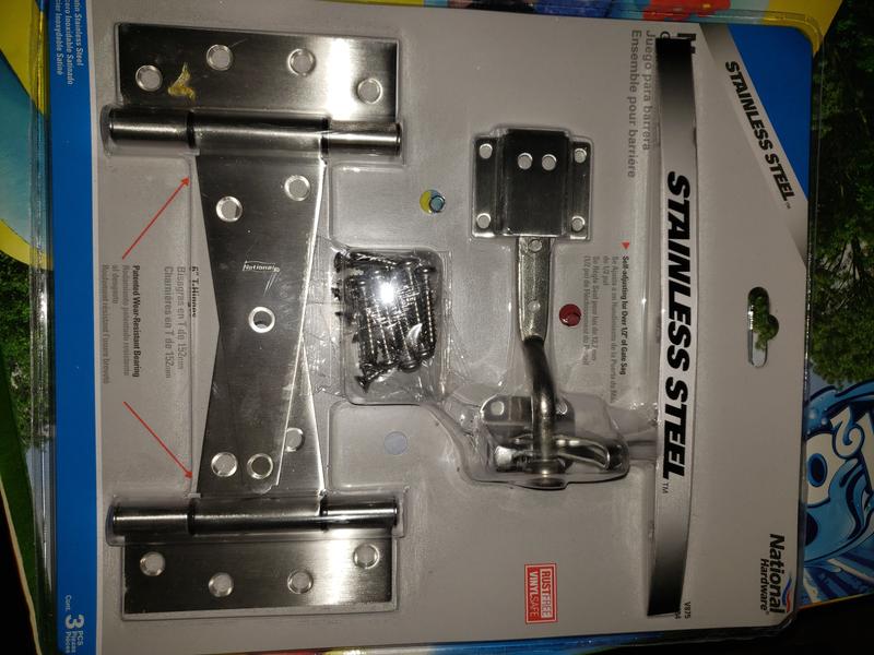 National Hardware 8-in Stainless Steel Gate Hardware Kit N343-434 at ...