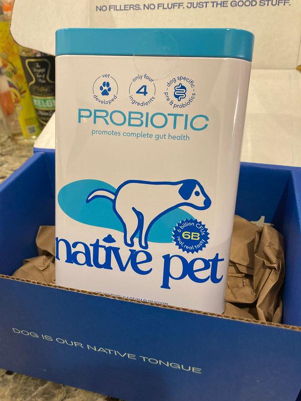 Native Pet Formulated Probiotic Powder for Dogs, 16.4 oz. | Petco