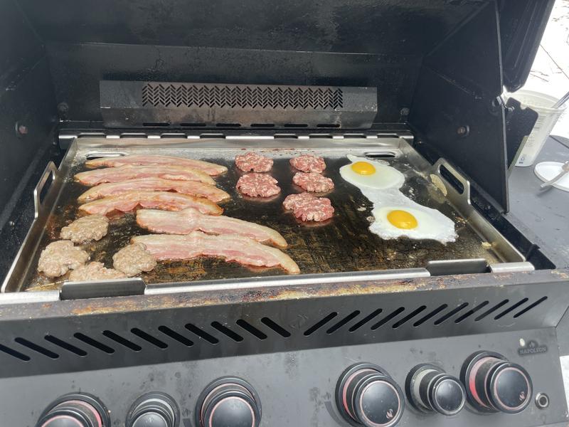 NAPOLEON Stainless steel Griddle in the Grill Cookware department at ...