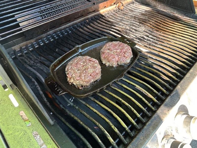 NAPOLEON Grilling Accessories Cast Iron Non-stick Griddle and Pan Set ...