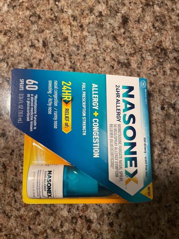 Nasonex Nasal Spray Nasonex Spray For Allergic Rhinitis Stock Image