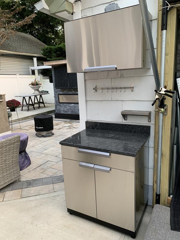 NewAge Products Outdoor Kitchen-Piece 120-in W x 24-in D x 35.5-in H ...