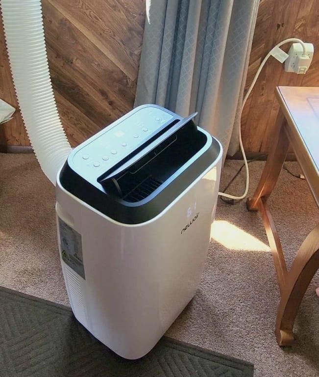 Newair 12,000 BTU Dual Hose Portable Air Conditioner and Heater (7,000 ...