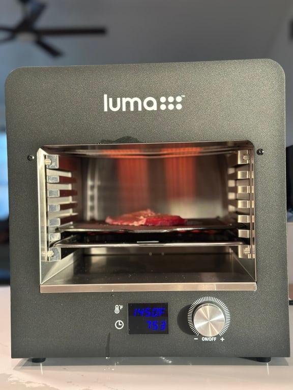 Luma Comfort Luma Electric Steak Grill, Portable Indoor Countertop Oven ...