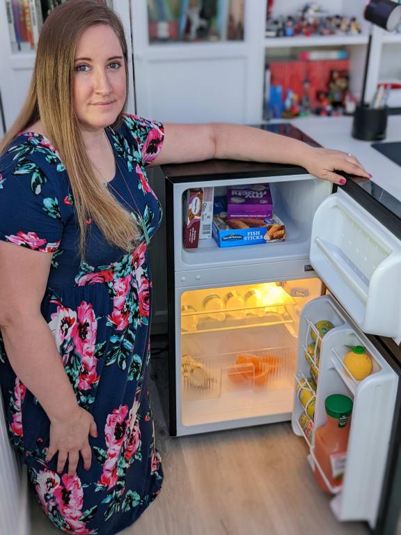 NewAir 3.1-cu ft Mini Fridge with Freezer (Black) Garage Ready ENERGY STAR NRF031BK00 at Lowes.com