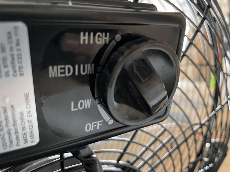 NewAir 18 in. 3-Speed Indoor High-Velocity Wall-Mounted Fan, 120V at ...