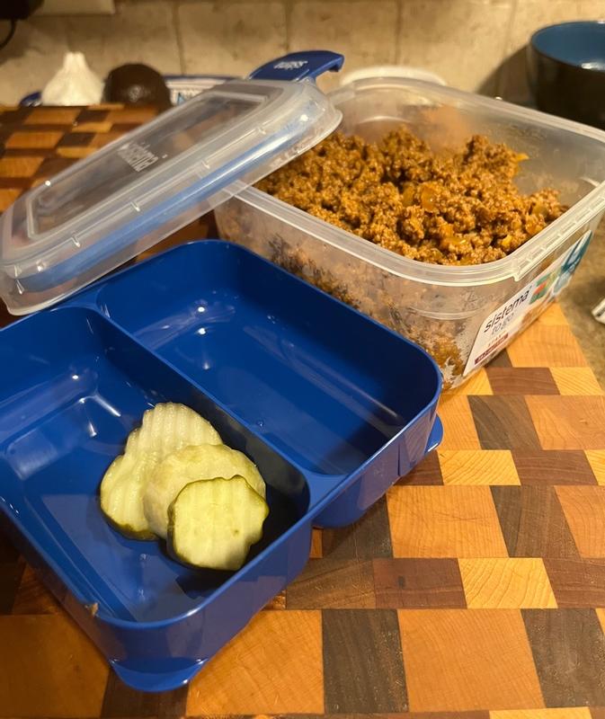 Sistema Lunch Stack Square To Go 4.9-Cup Food Storage Container - Macy's