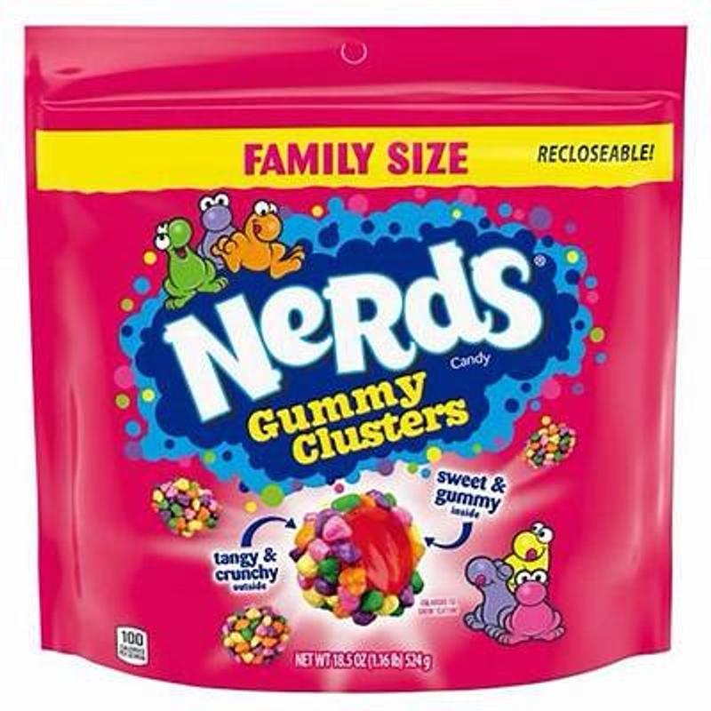 Ferrara Pan Candy Company Nerds Gummy Clusters, 5 oz., FER04906 at ...