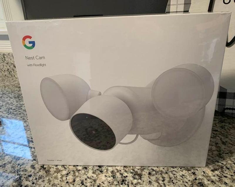 Google Nest Cam with Floodlight - Outdoor Wired Smart Security Camera ...