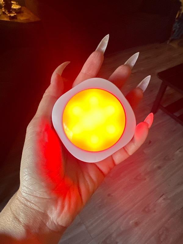 Cedar Hill Battery Operated RGB Puck Light Set 6-pack in the Puck ...
