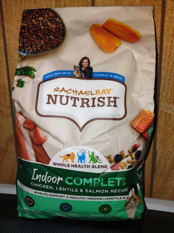 Rachael Ray Nutrish Indoor Cat Food Chicken & Salmon 3 lbs