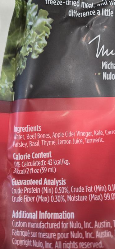 Nulo MedalSeries Bone & Beef Broth Wet Dog & Cat Food, 2 oz., Case of ...